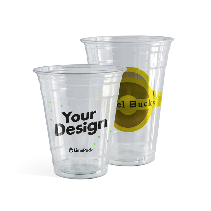 Custom printed plastic cups - Free delivery from 4 weeks