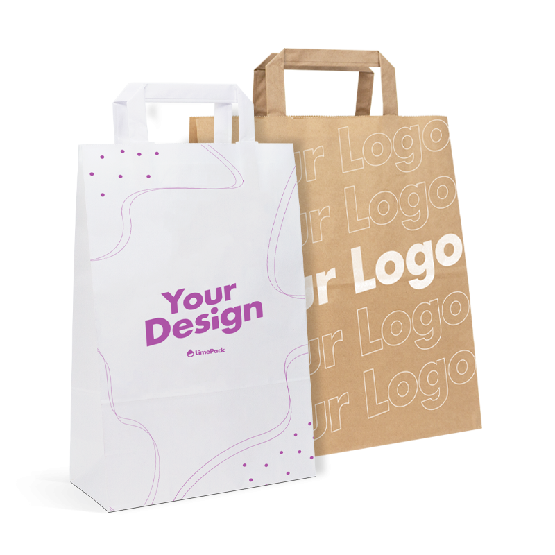 Takeawayposer med tryk - Bedste bulkpriser