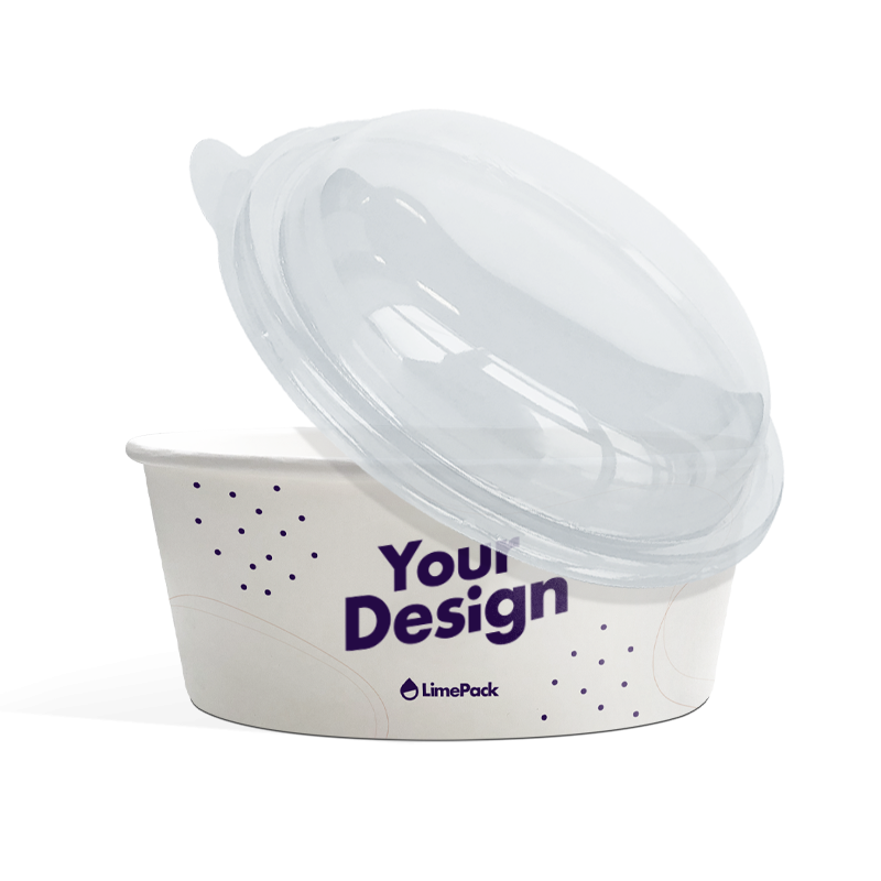 Custom printed paper bowls | Free EU delivery