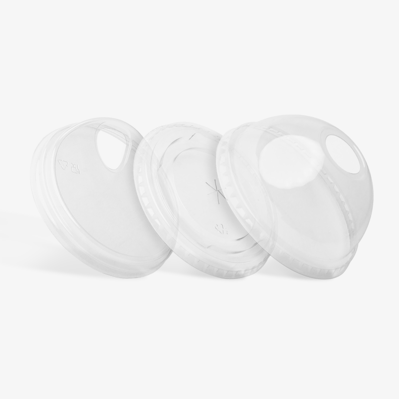 Dome and flat lids for plastic cups delivered for free in the EU!
