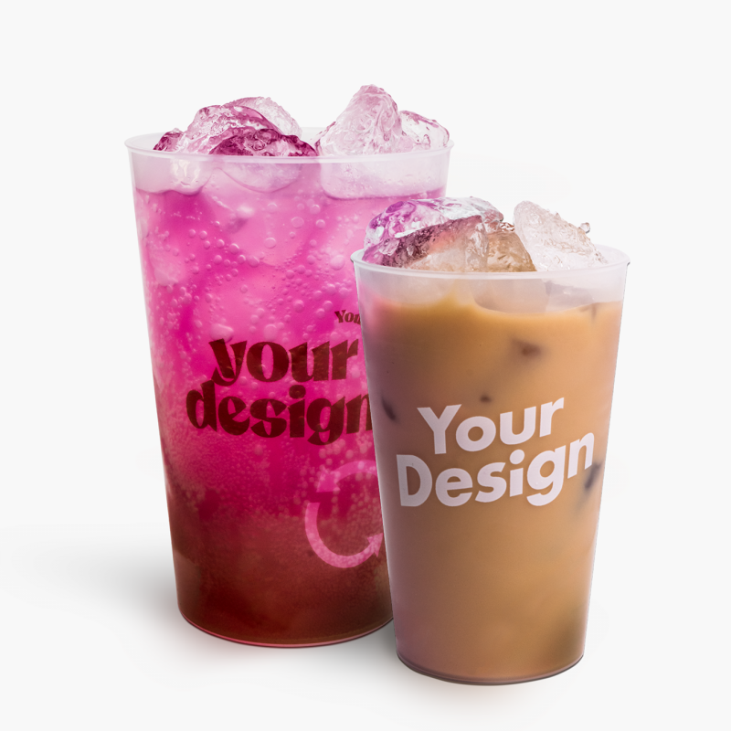 Personalized Reusable Plastic Cups – Eco-Friendly & Custom Printed